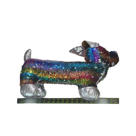 Dan Dee | Toys | Dan Dee Rainbow Dachsund Weiner Dog Plush Sequin 2 ...